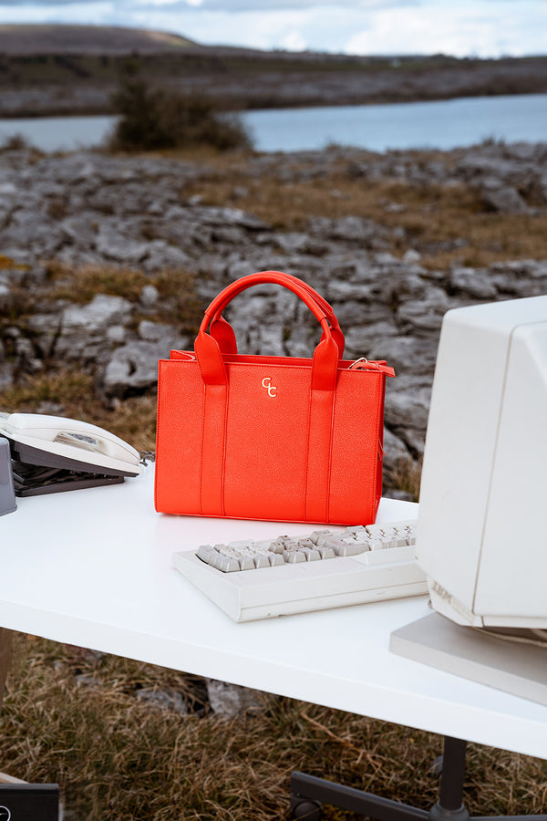 Medium Tote - Vermillion - Galway Crystal